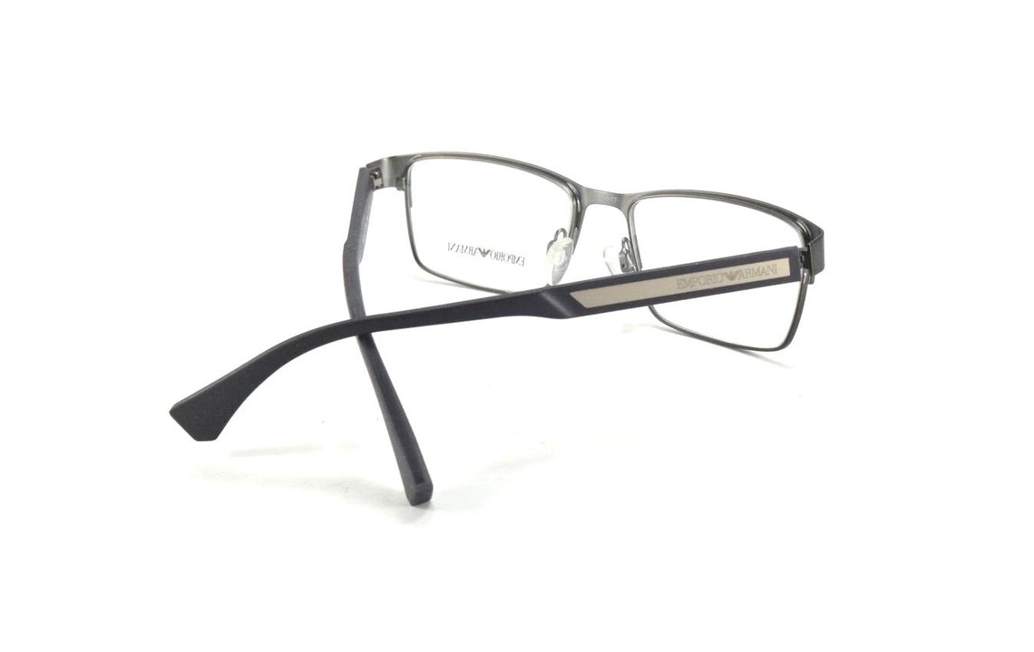Emporio Armani EA 1035 3096 Eyeglasses Glasses Matte Gunmetal Silver ...