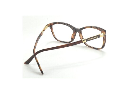 Versace Eyeglasses 3186 5077 Havana Gold Frame 54 mm - Gem