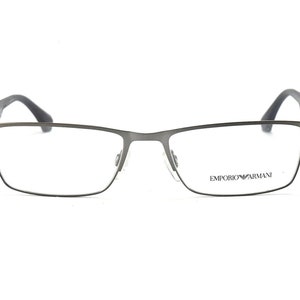 Emporio Armani EA 1035 3096 Eyeglasses Glasses Matte Gunmetal Silver ...