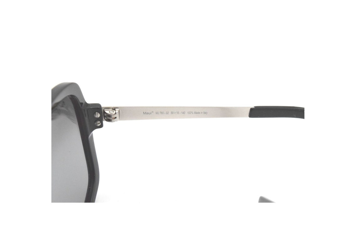 Maui Jim MJ 760 02 Melika Black Gold Frame Gray Polarized Lenses - Etsy