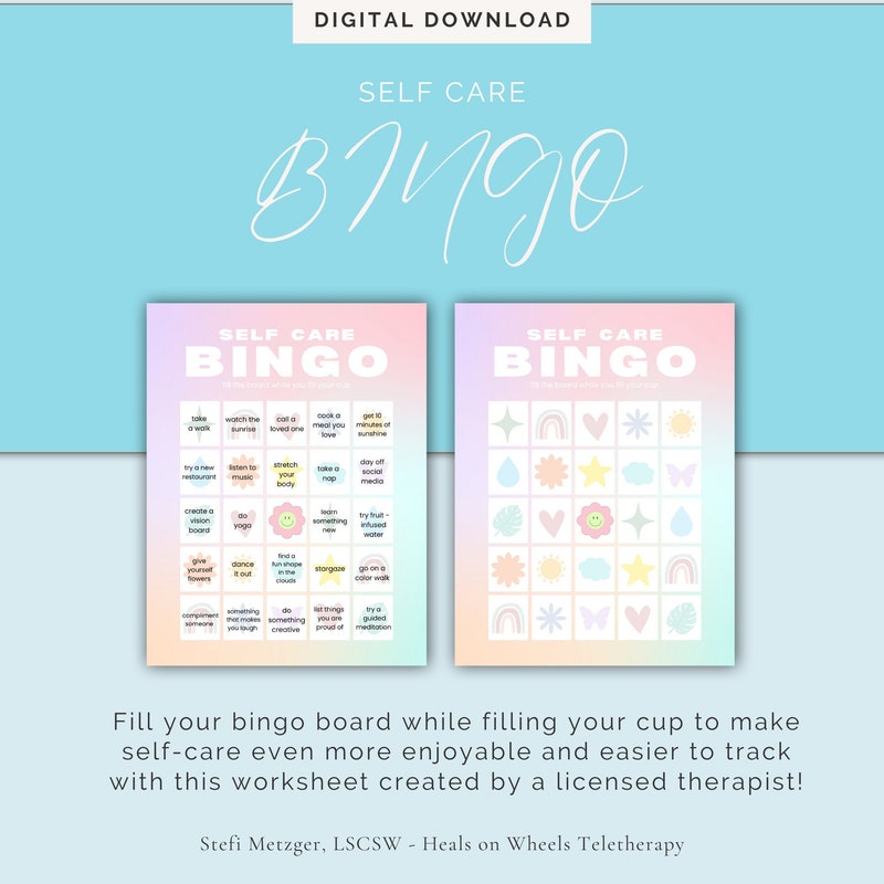 Therapy Bingo - Etsy