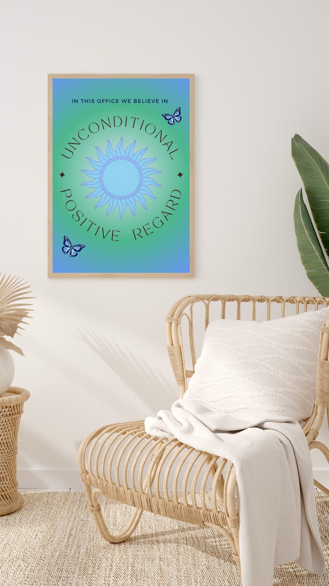 In This Office We Believe in Unconditional Positive Regard Quote Print ...