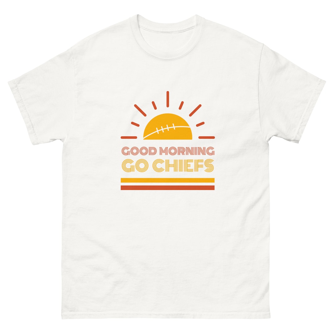 Retro Good Morning, Go Chiefs Tee - Kansas City Fan Gear - Etsy