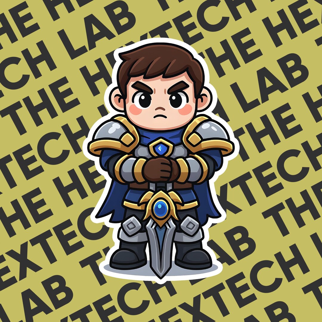 League of Legends Garen Kiss-cut Stickers, Gaming Laptop Decal, Video ...
