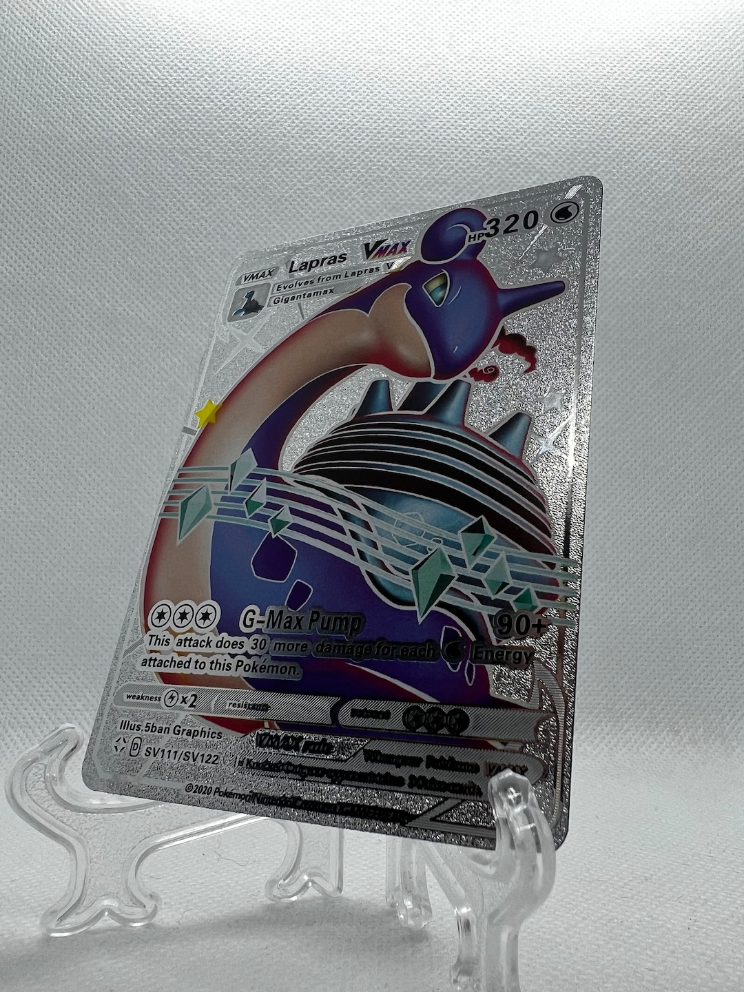 Tesla Key Card. Made Into a Pokémon Card Lapras - Etsy