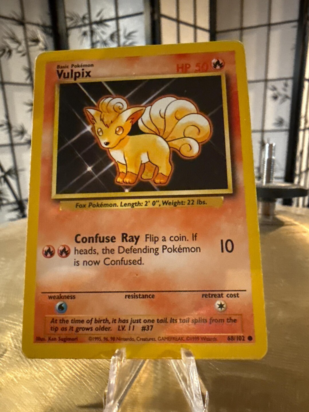 Tesla Key Card. Made Into a Pokémon Card Vulpix - Etsy