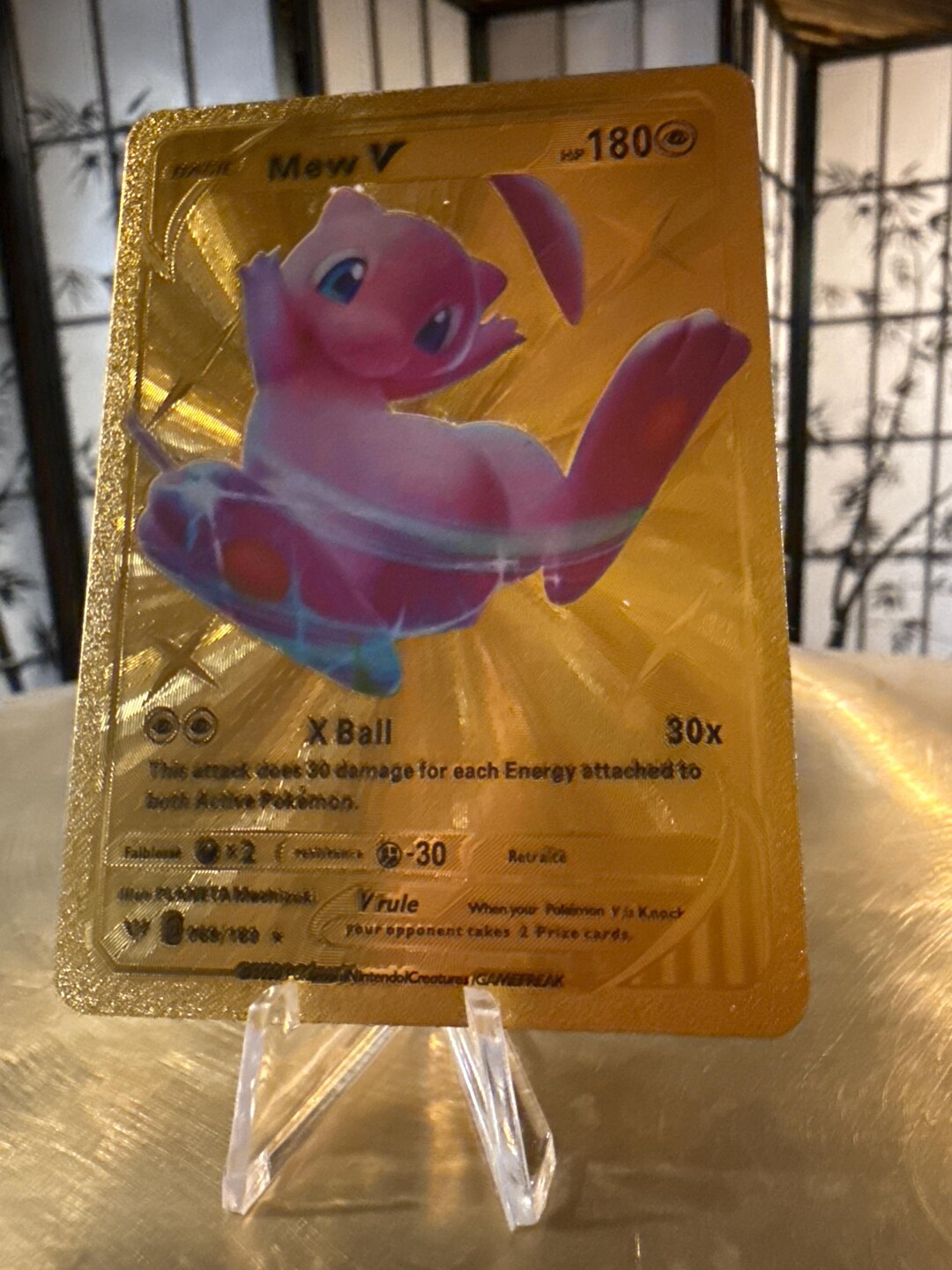 Tesla Key Card. Made Into a Pokémon Card Mew - Etsy