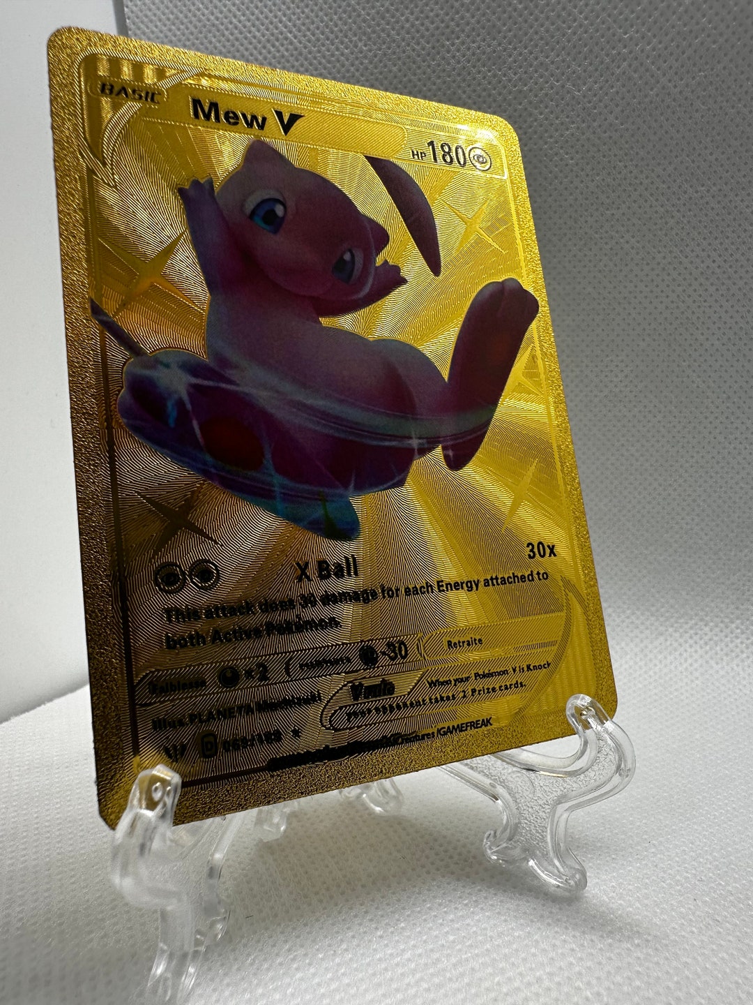 Tesla Key Card. Made Into a Pokémon Card Mew - Etsy