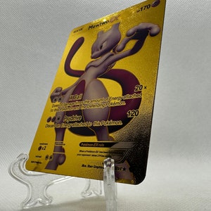 Tesla Key Card. Made Into a Pokémon Card Mewtwo - Etsy