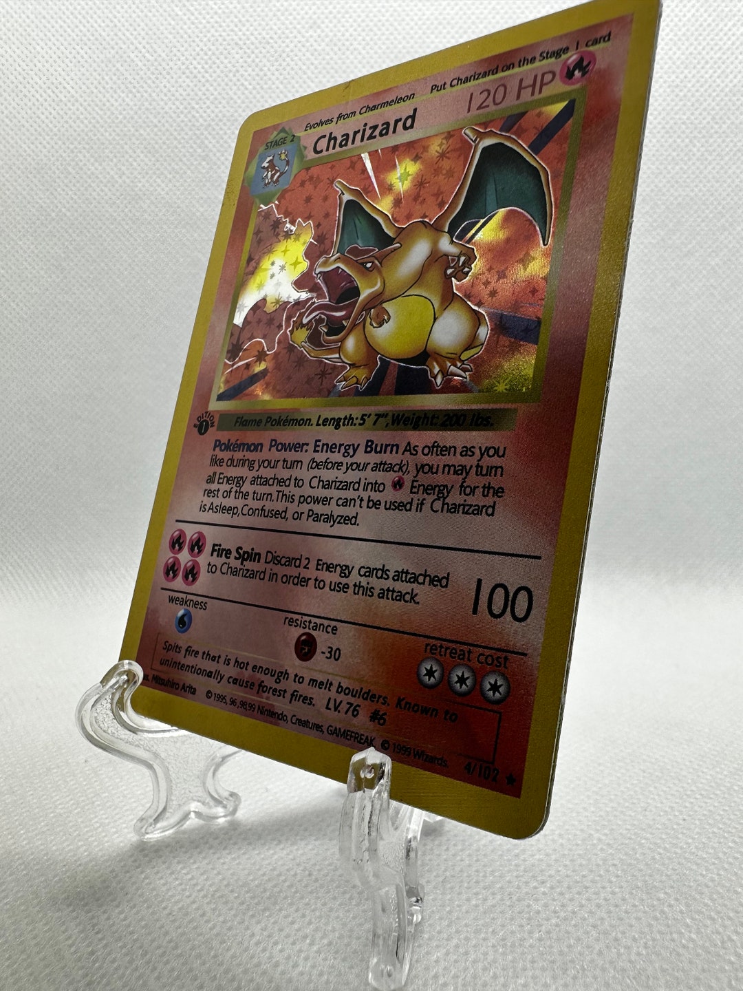 Tesla Key Card. Made Into a Pokémon Card Charizard - Etsy
