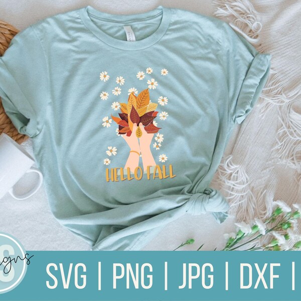 Girl Fall Svg - Etsy