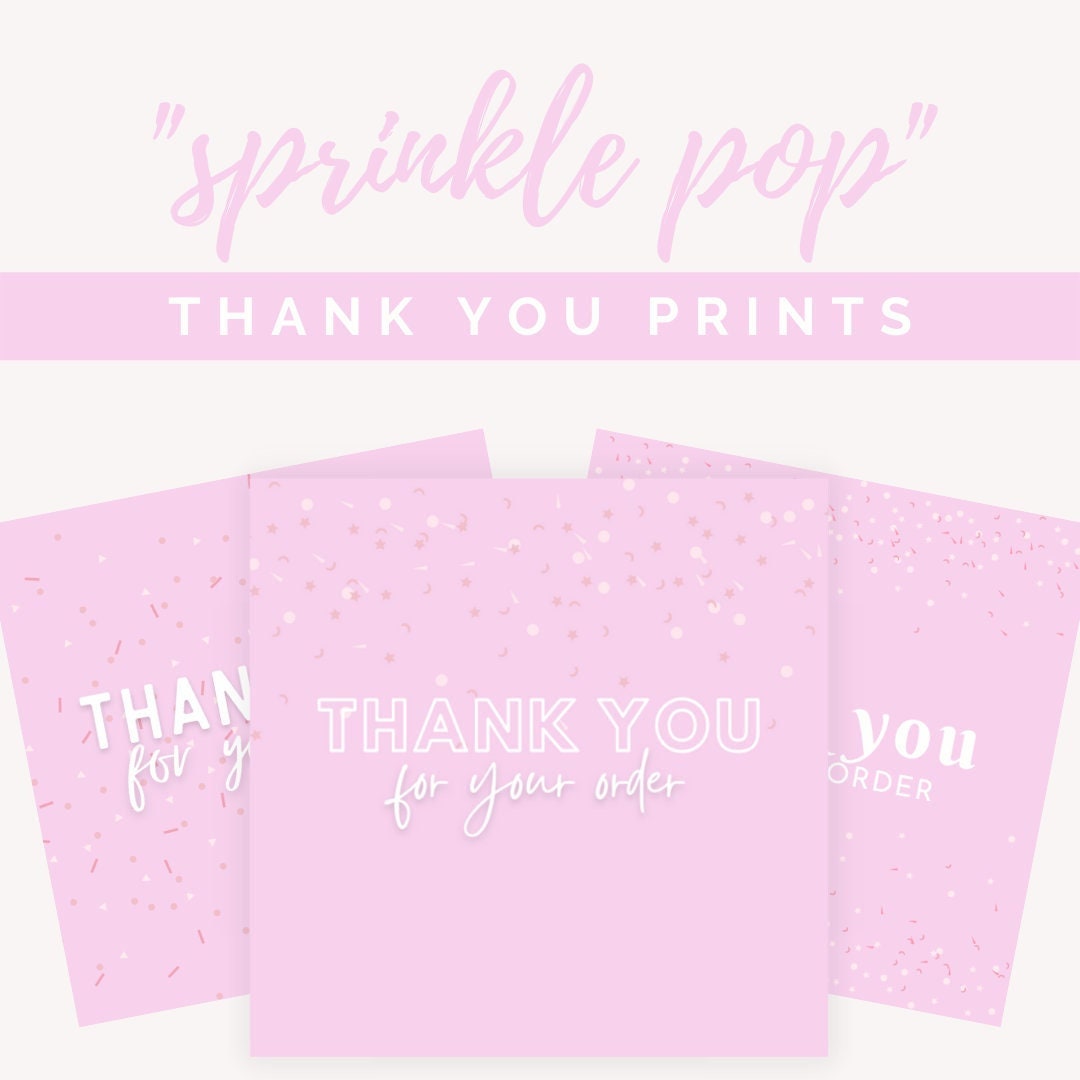 Thank You Card Design - Etsy