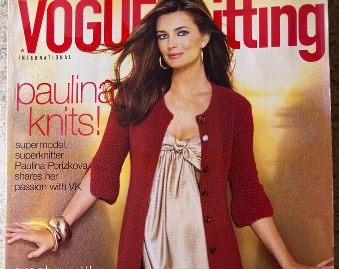 Vogue Knitting International Magazine, Holiday 2007 Issue - Etsy