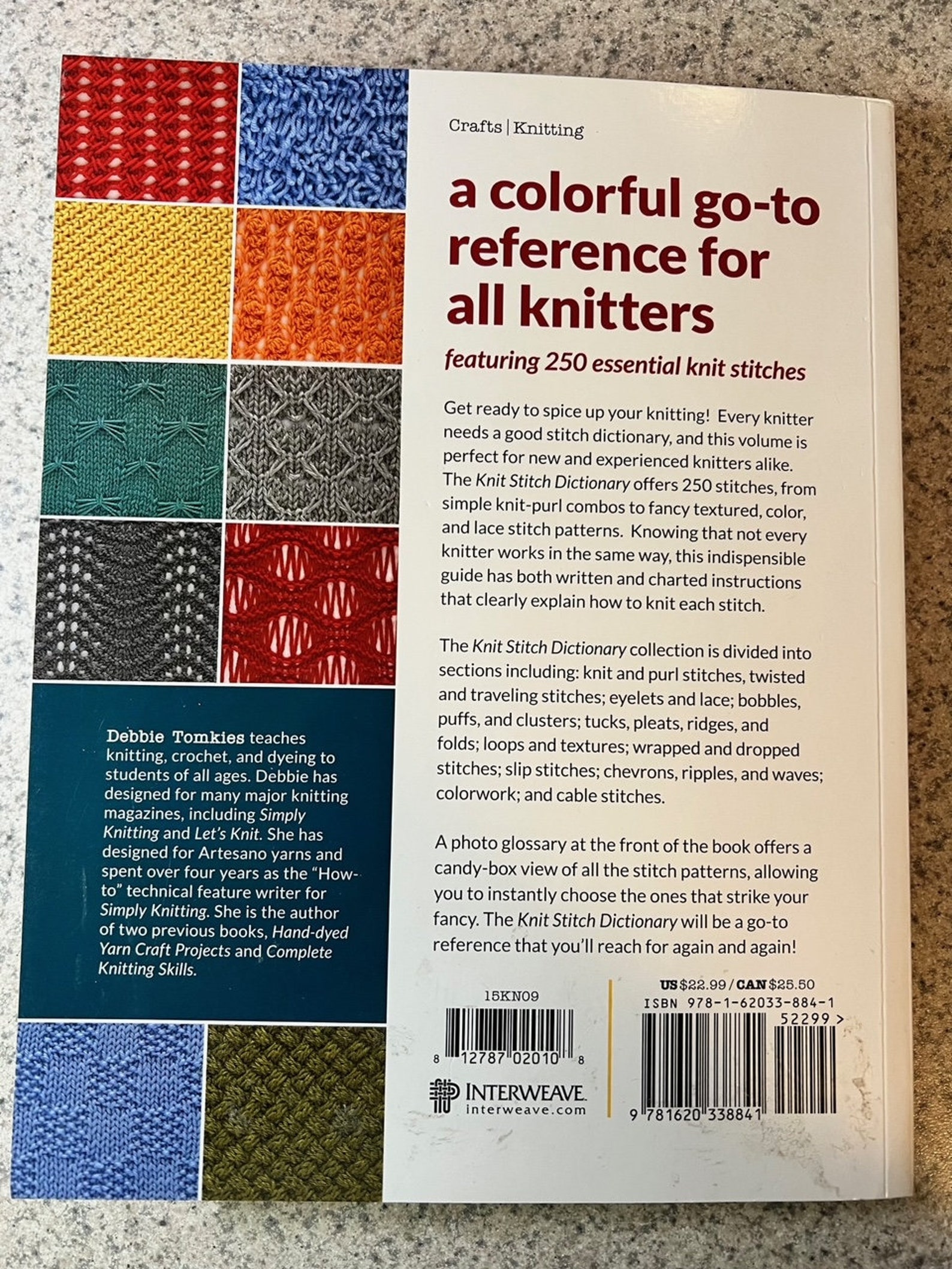 Knit Stitch Dictionary, by Debbie Tomkies (2015) - Etsy