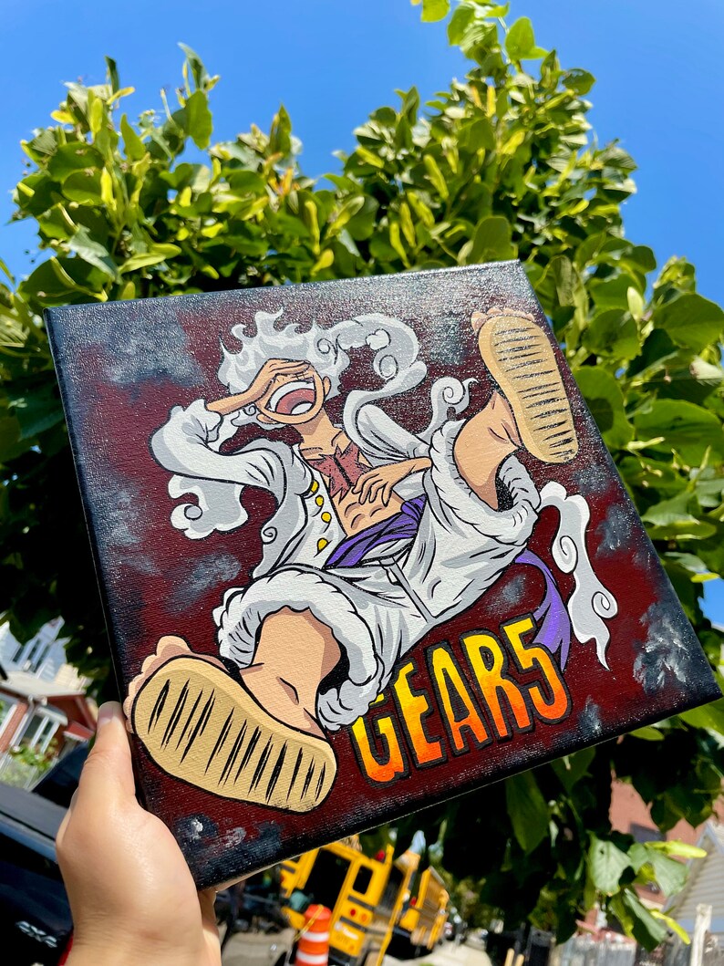 Handmade Anime Canvas Painting 10x10in Anime Wall Art Anime Art - Etsy