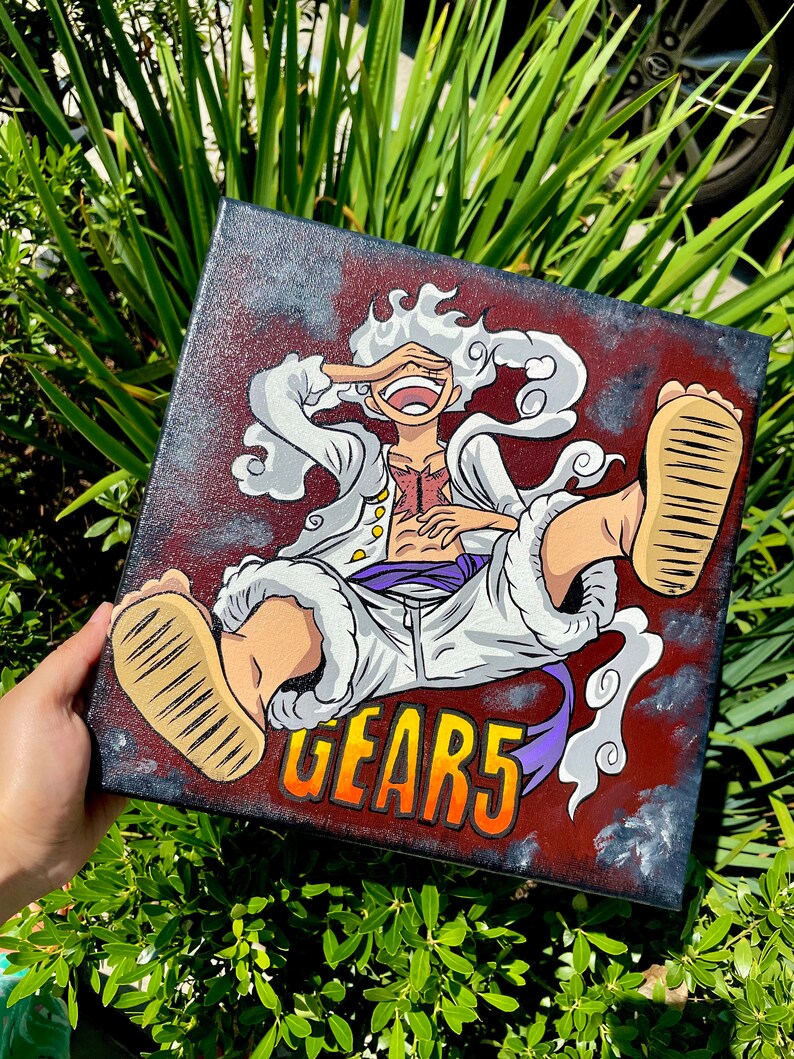 Handmade Anime Canvas Painting 10x10in Anime Wall Art Anime Art - Etsy