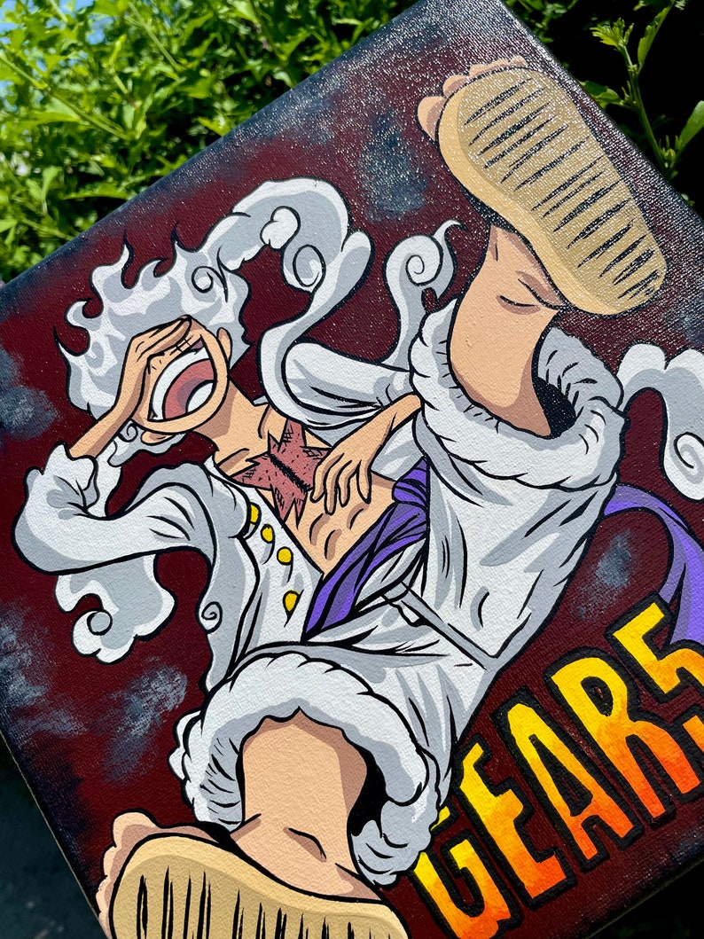 Handmade Anime Canvas Painting 10x10in Anime Wall Art Anime Art - Etsy