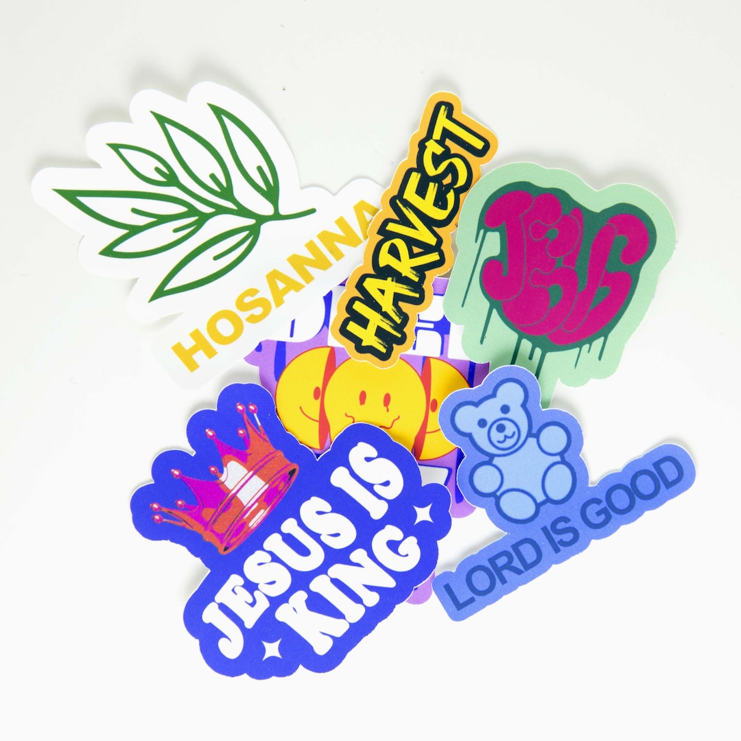 6pcs Sticker Pack Lord is Good Sticker Jesus is King - Etsy