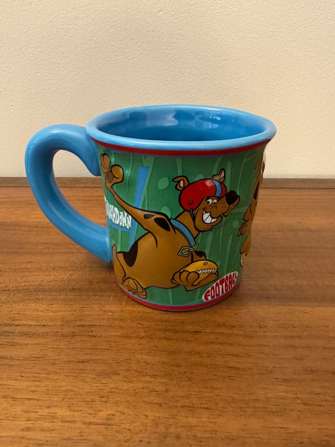 Hanna Barbera Scooby Doo Scoobert Football 3-D Relief Mug - Etsy