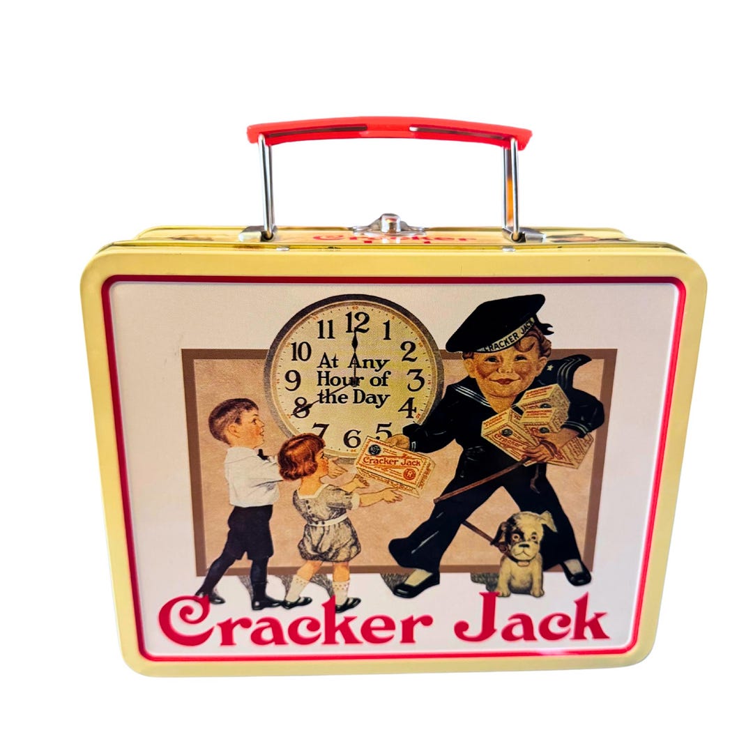Vintage Cracker Jack Lunch Box Style Tin 2001 - Etsy