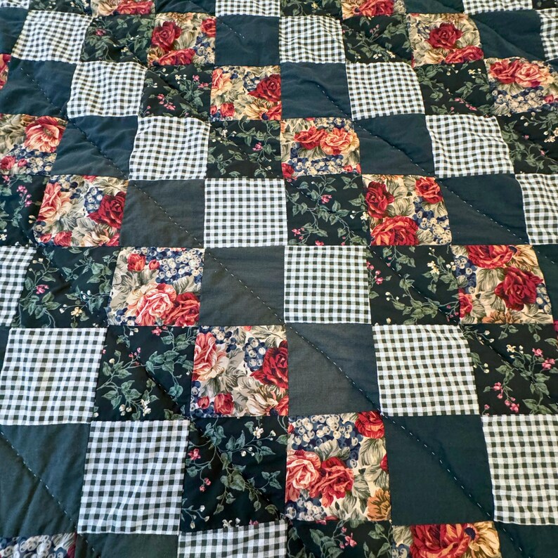Farm-house French Country Quilt Bedspread Patchwork Home Collection - Etsy
