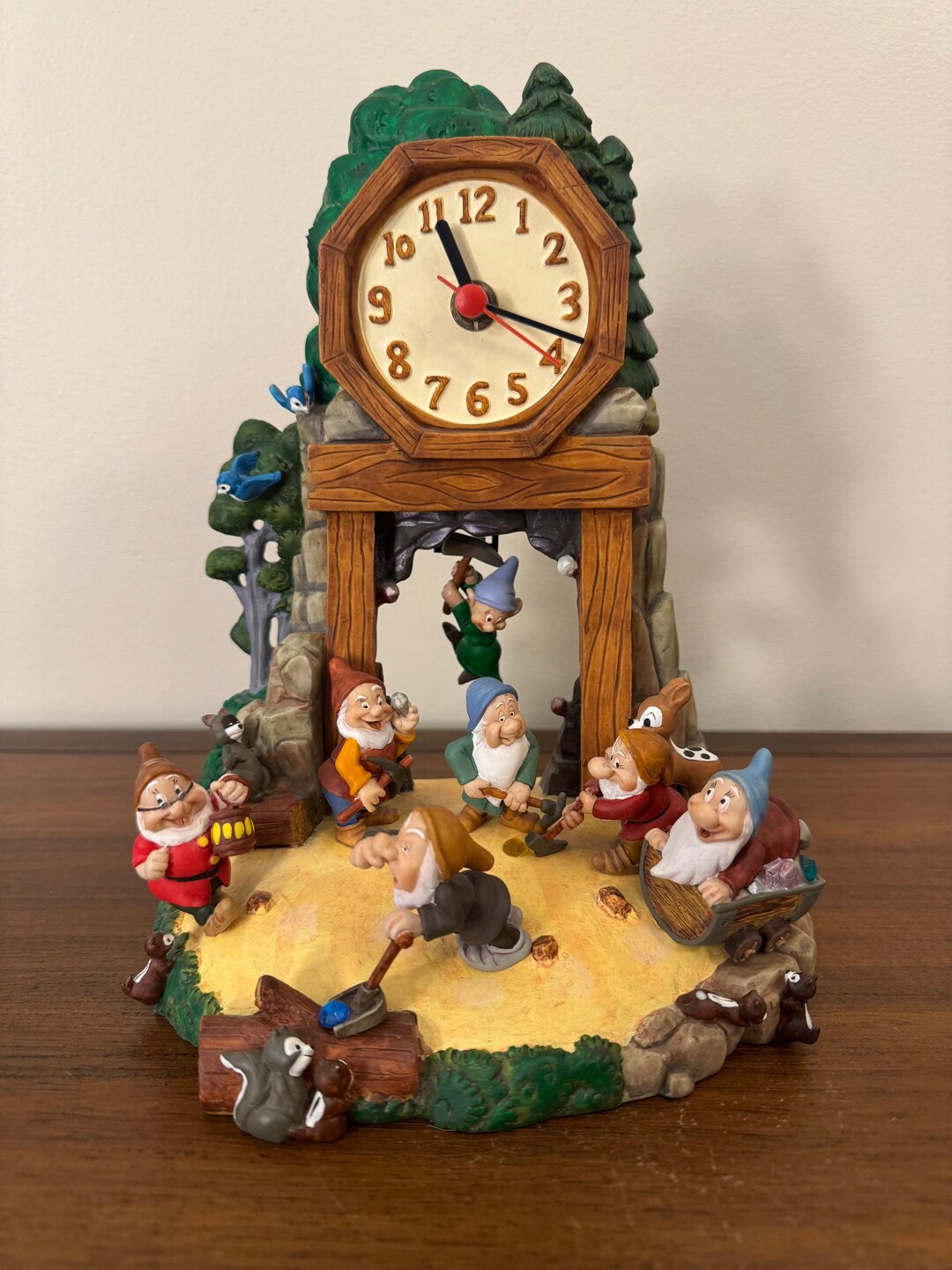 Disney Seven Dwarfs Table Wall Pendulum Clock - Etsy