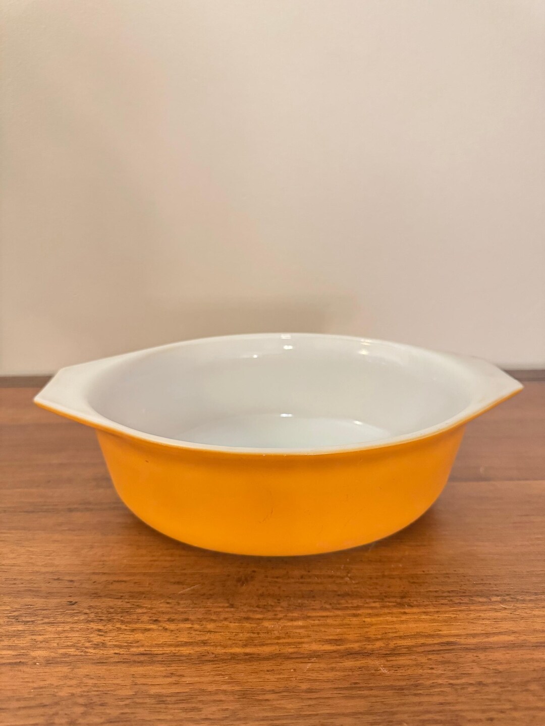 Pyrex by Corningware Orange-white Oval Glass Casserole Dish 1.5qt-1.5l ...