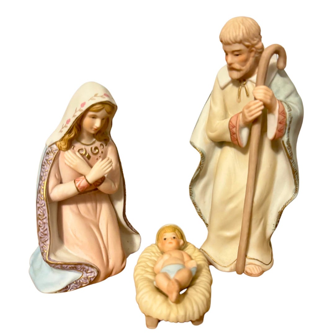 Lefton the Christopher Collection Vintage Nativity - Etsy