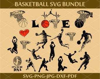 BASKETBALL BUNDLE SVG, Basketball Svg, Basketball Svg for Cricut ...