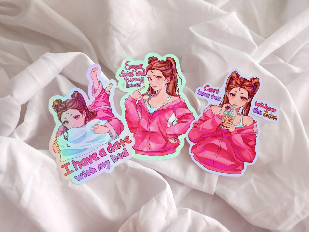 Girly Things Sticker Set - Etsy