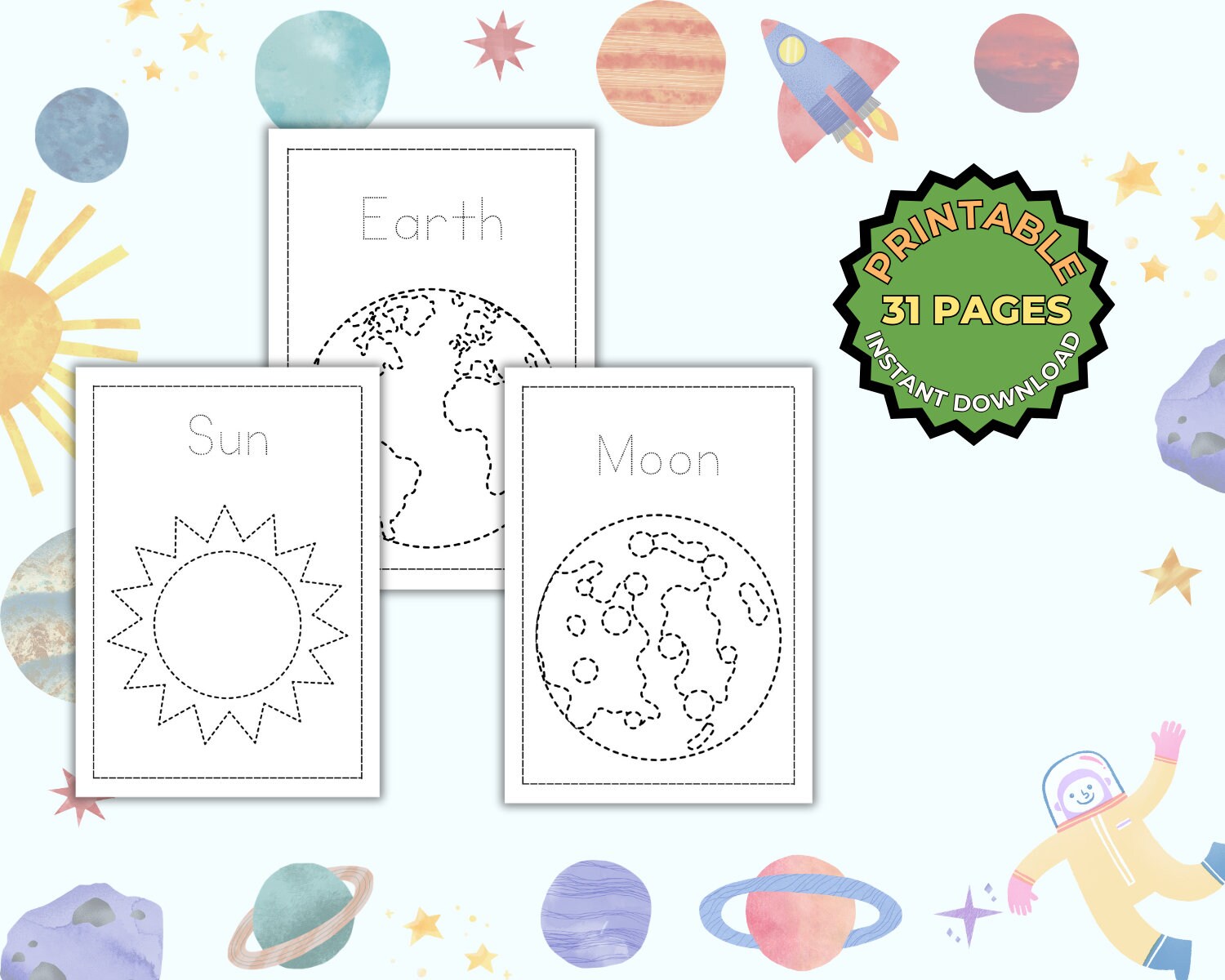 Solar System Activities | Solar System Flashcards | Solar System ...