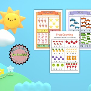 Preschool Learning Bundle | Shapes, Colors, Tracing, and Counting ...