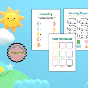 Preschool Learning Bundle | Shapes, Colors, Counting (printable ...