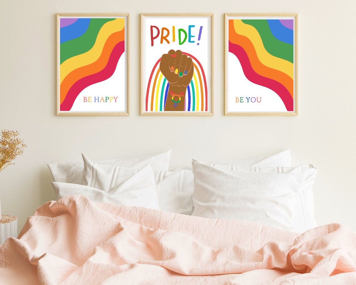 Pride Printable Pride Artwork LGBTQ Pride Posters Pride Wall Art LGBTQ ...