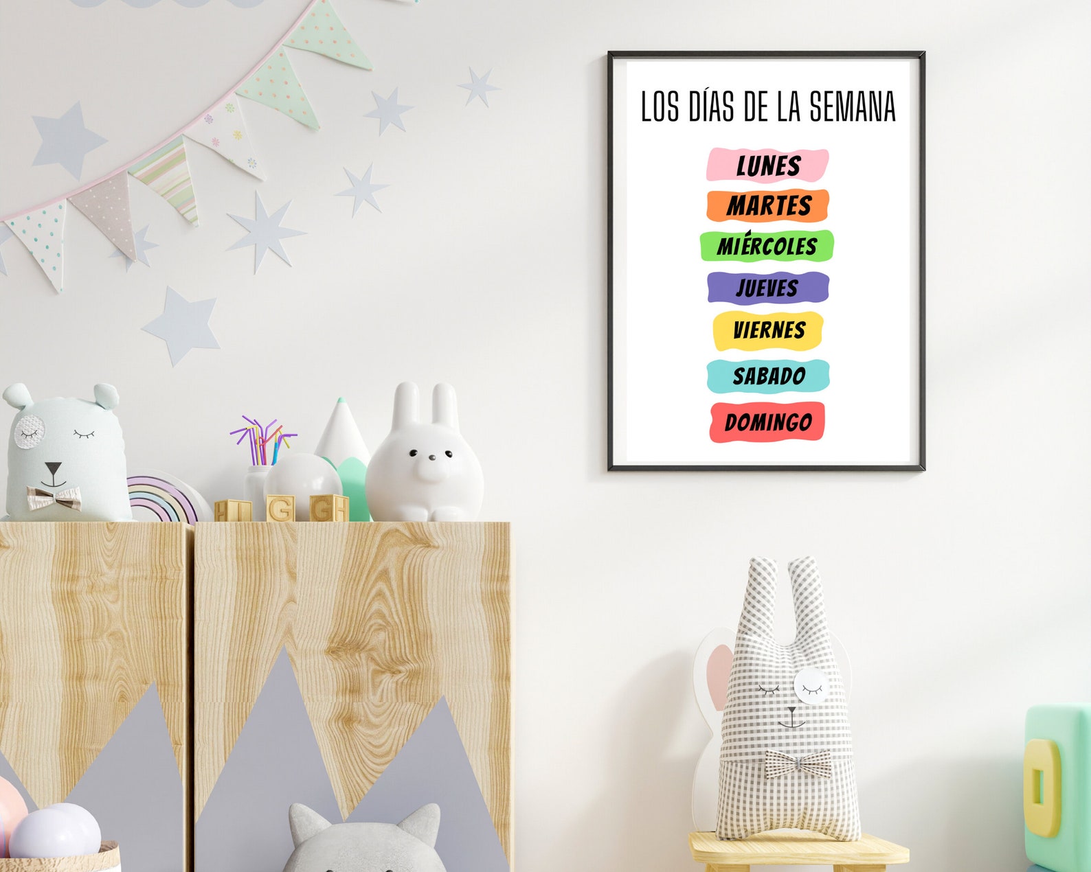 Spanish Art Spanish Educational Poster Set Spanish Classroom Decor ...