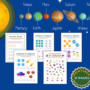 Actividades Del Sistema Solar | Flashcards Del Sistema Solar | Rastreo ...