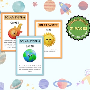 Solar System Activities | Solar System Flashcards | Solar System ...
