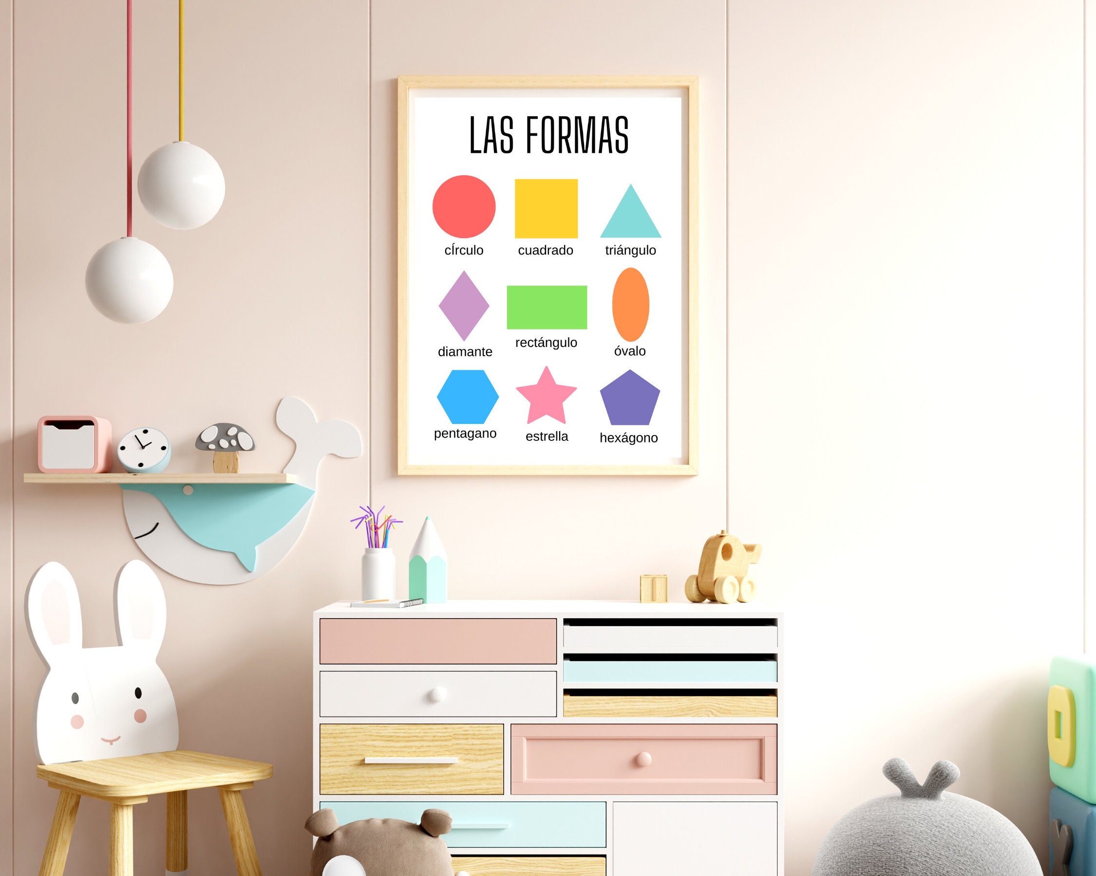 Spanish Art Spanish Educational Poster Set Spanish Classroom Decor ...