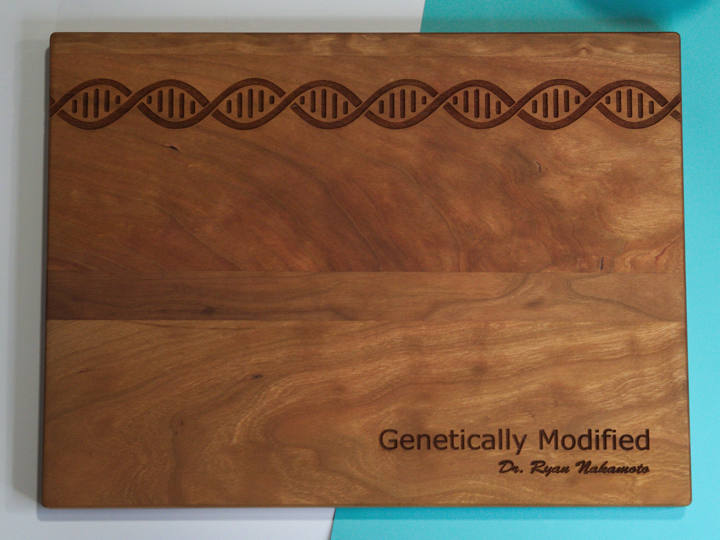 Personalized DNA and Biochemistry Engraved Cutting Board (cherry 9"x12 ...