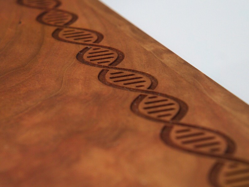 Personalized DNA and Biochemistry Engraved Cutting Board (cherry 9"x12 ...