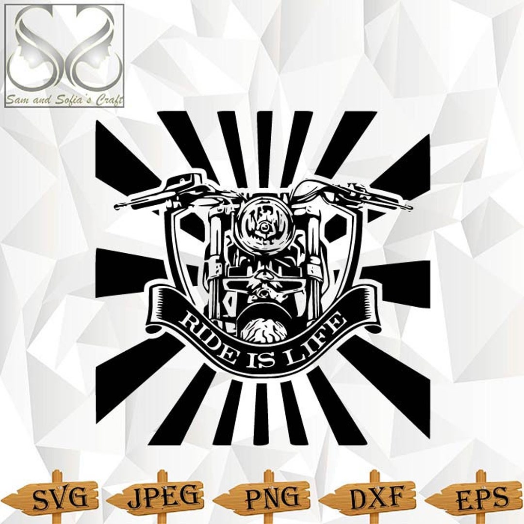 Ride is Life Svg | Ride Silhouette Clipart | Ride is Life Clipart ...