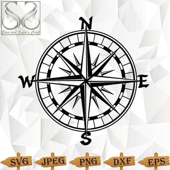 Compass Svg Adventure Compass Svg Camper Compass Svg - Etsy Canada