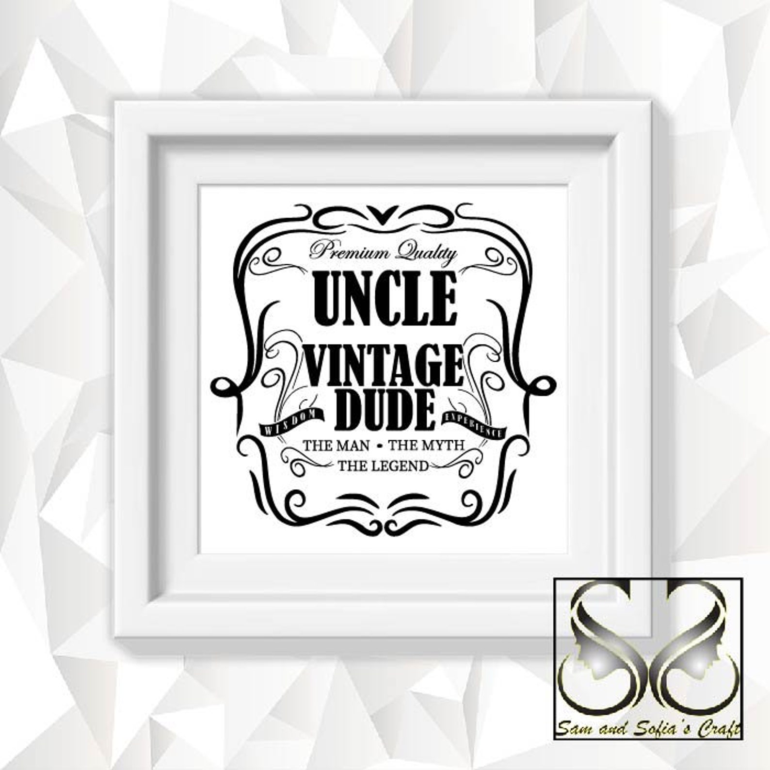 Uncle the Man the Myth the Legend Svg Vintage Dude Svg Uncle Svg Uncle ...