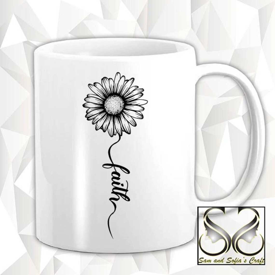 Daisy Faith Svg | Floral Svg | Faith Svg | Minimalist | Daisy Faith ...
