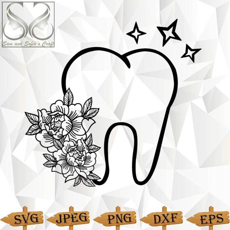 Tooth Svg - Etsy