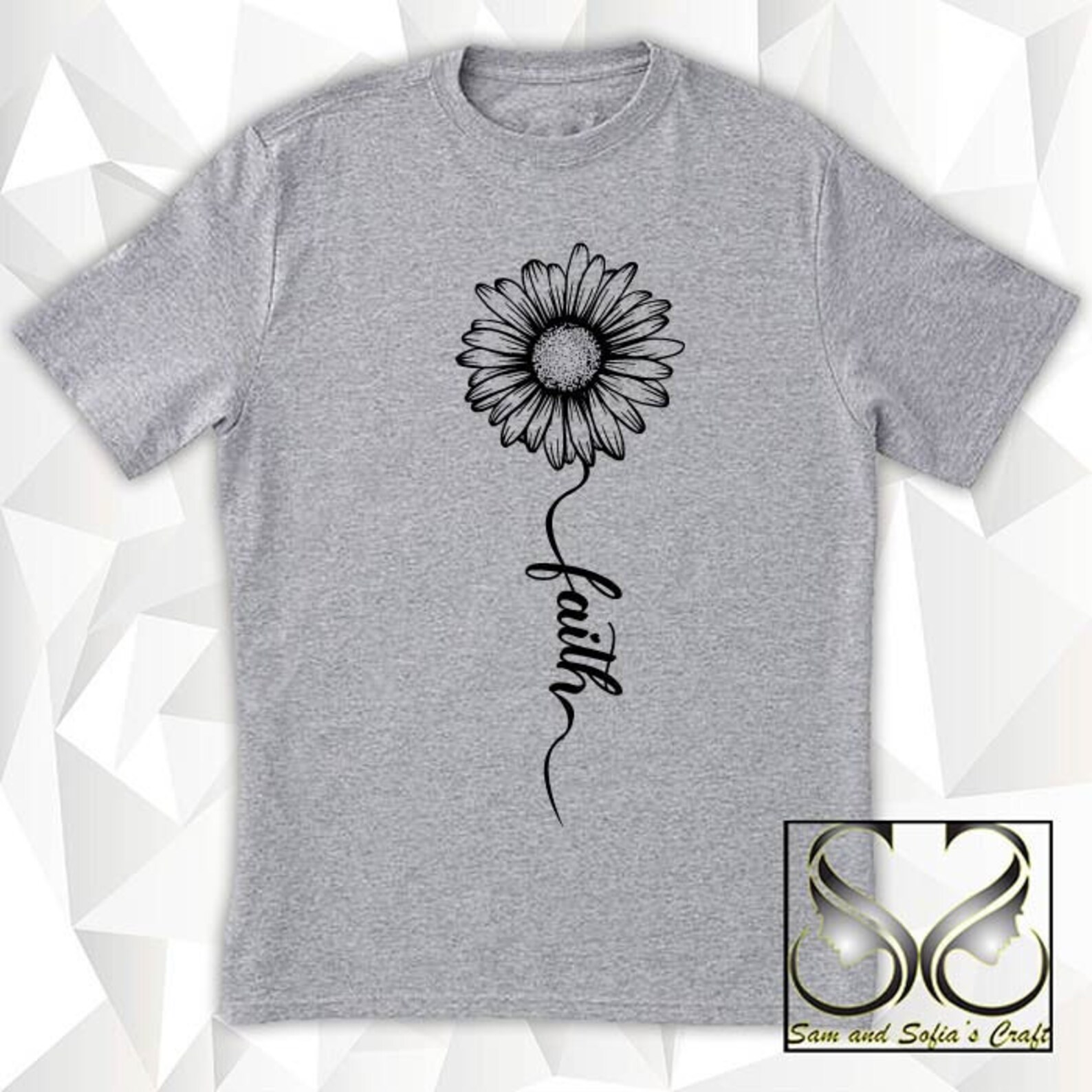 Daisy Faith Svg | Floral Svg | Faith Svg | Minimalist | Daisy Faith ...