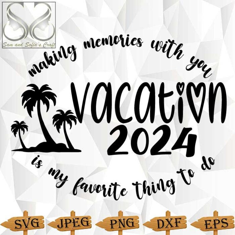 Vacation Svg Png | Vacation Clipart | Vacation Couple Silhouette |cut ...