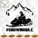 Snowmobile Mountain Svg | Mountain Route Svg | Snowmobile Svg ...