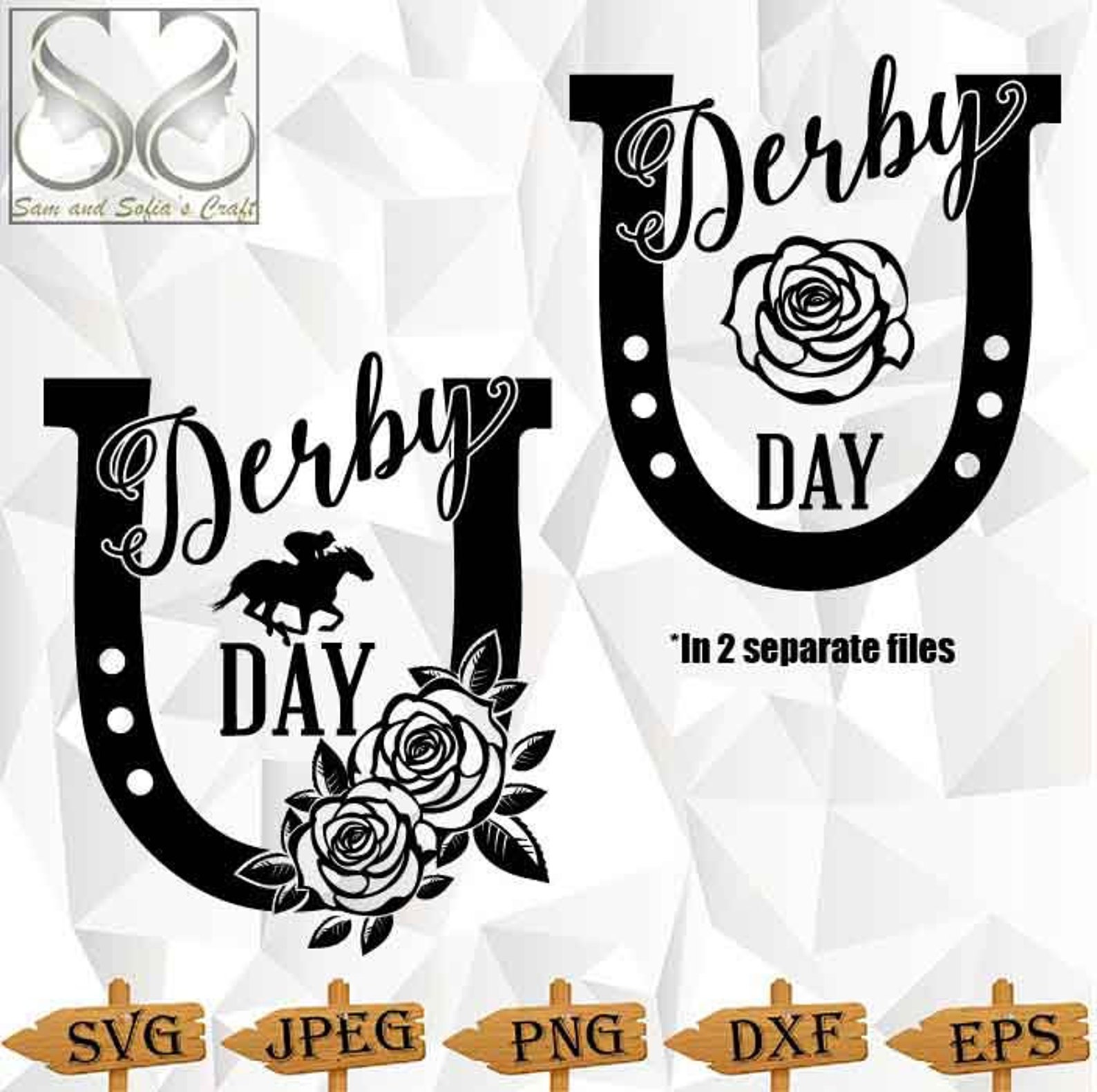 Derby Day Svg | Horse Racing Svg | Horse and Roses Svg | Derby Svg Png ...