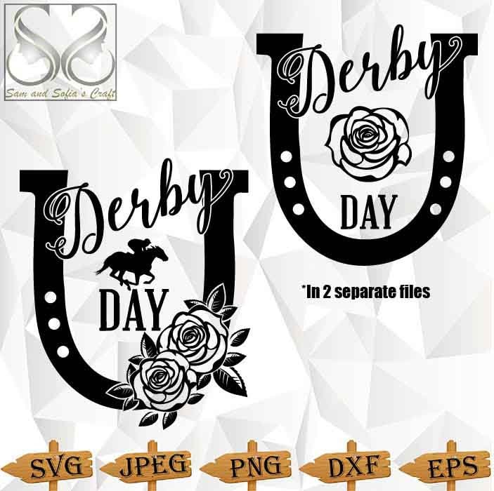 Derby Day Svg | Horse Racing Svg | Horse and Roses Svg | Derby Svg Png ...